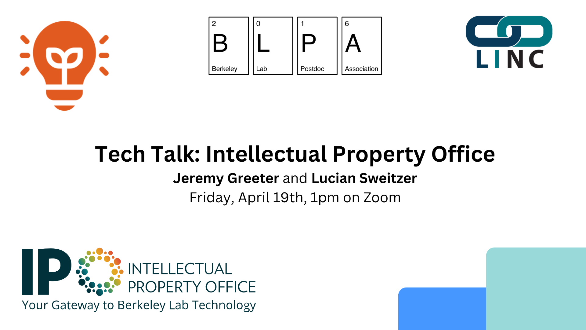 Tech Talk – Berkeley Lab Postdoc Association